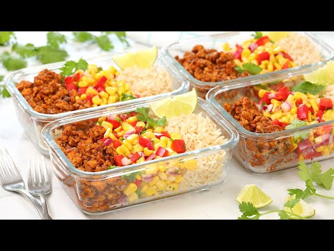 Chipotle Chicken Meal Prep | Healthy + Nutritious Lunch Recipe - Simple ...