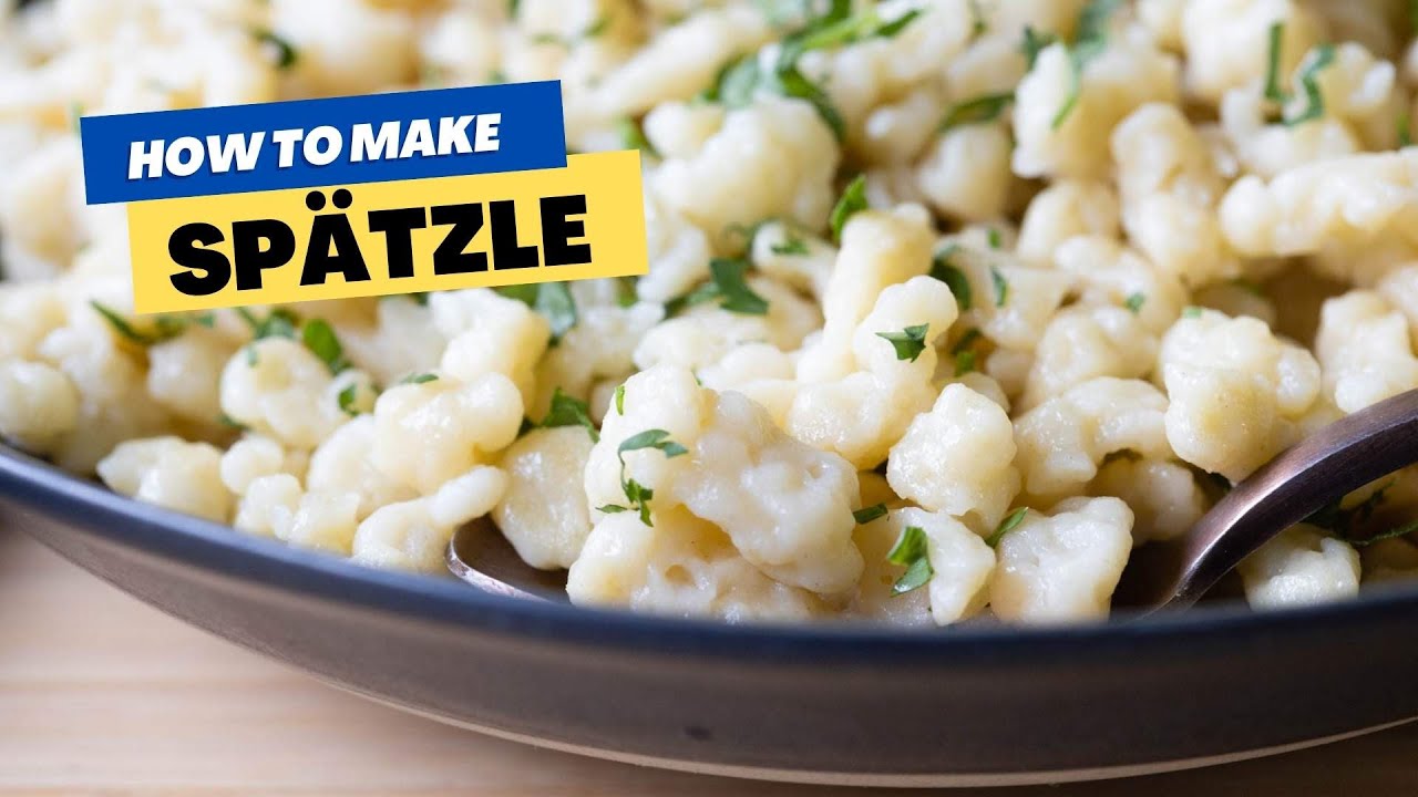 How To Make German Spaetzle Or Spätzle From Scratch - Simple Smart Eating