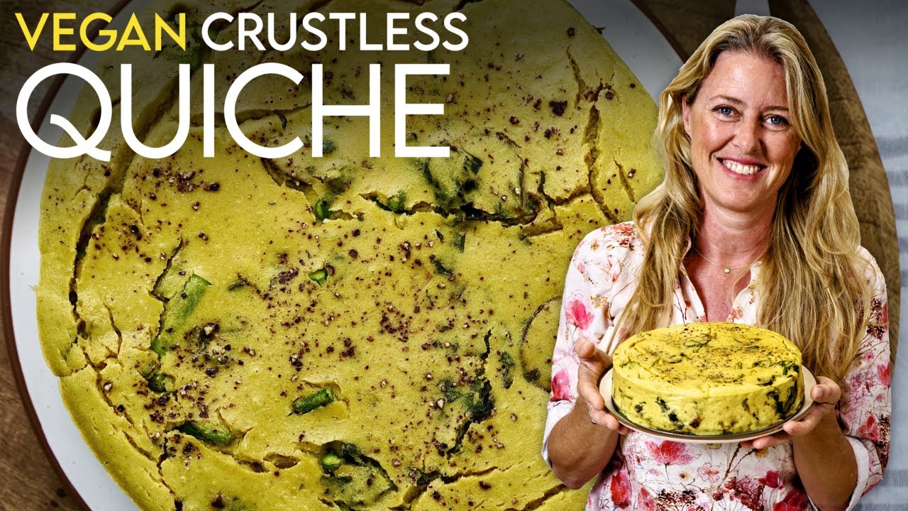 Vegan Crustless Quiche | The Perfect Eggless Breakfast Recipe! - Simple ...